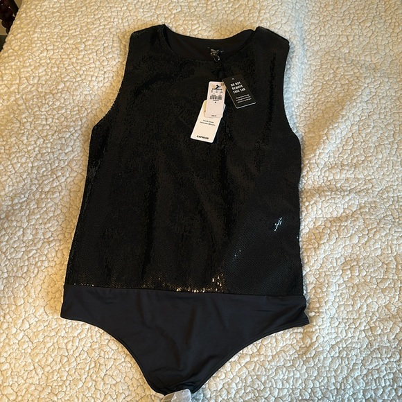 Express | Tops | Express Body Contour Bodysuit Size Medium | Poshmark